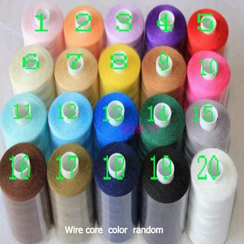 One Roll Of 2100 Yard 40 2 Polyester Sewing Thread Machine Sewing ...