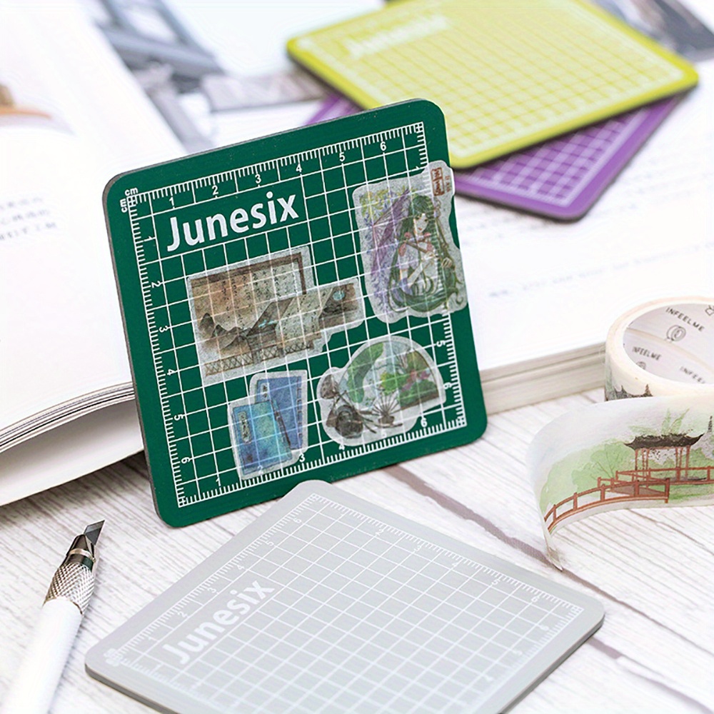 Mini Cutting Mat Diy Diecut Crafts Paper Cutting Stickers - Temu