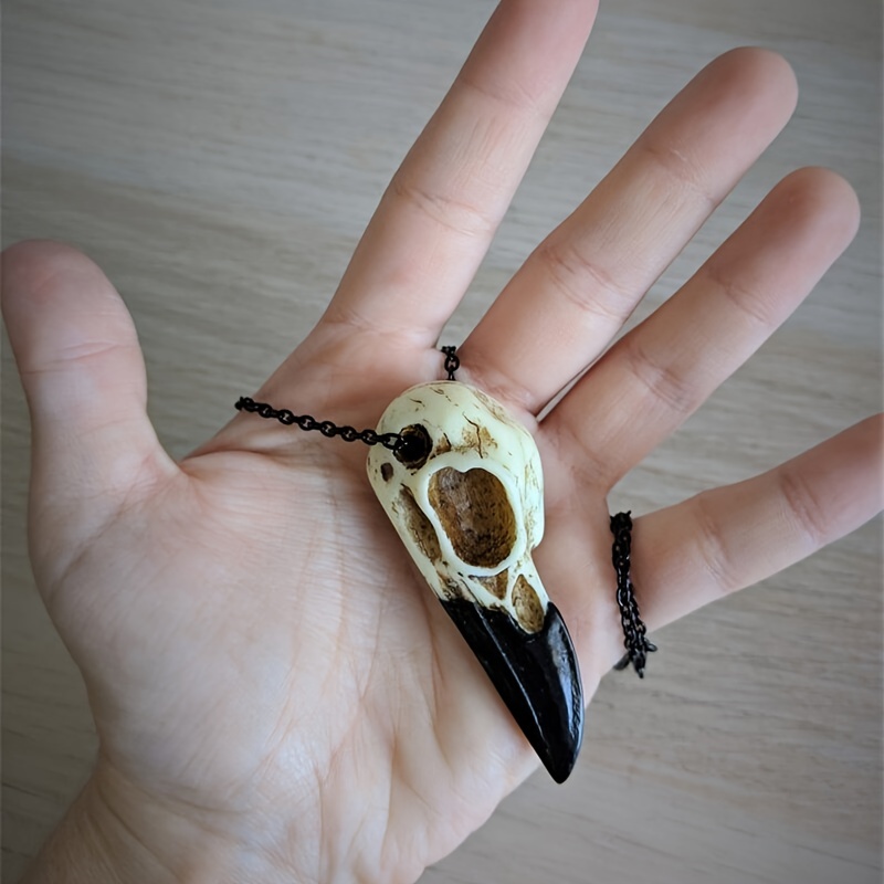 boys creative gothic resin skull head pendant necklace - Temu New Zealand