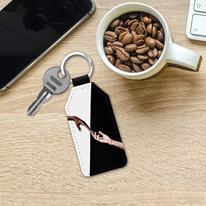 Handmade Pu Leather Keychain Birthday Gift Diy - Temu Australia