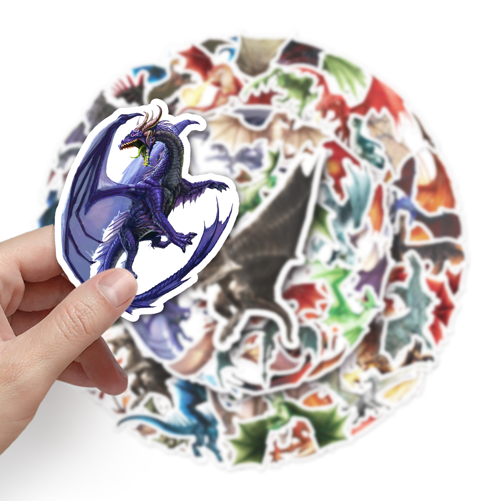 Dragon Luggage Stickers Evil Dragon Cool Creative Trend - Temu
