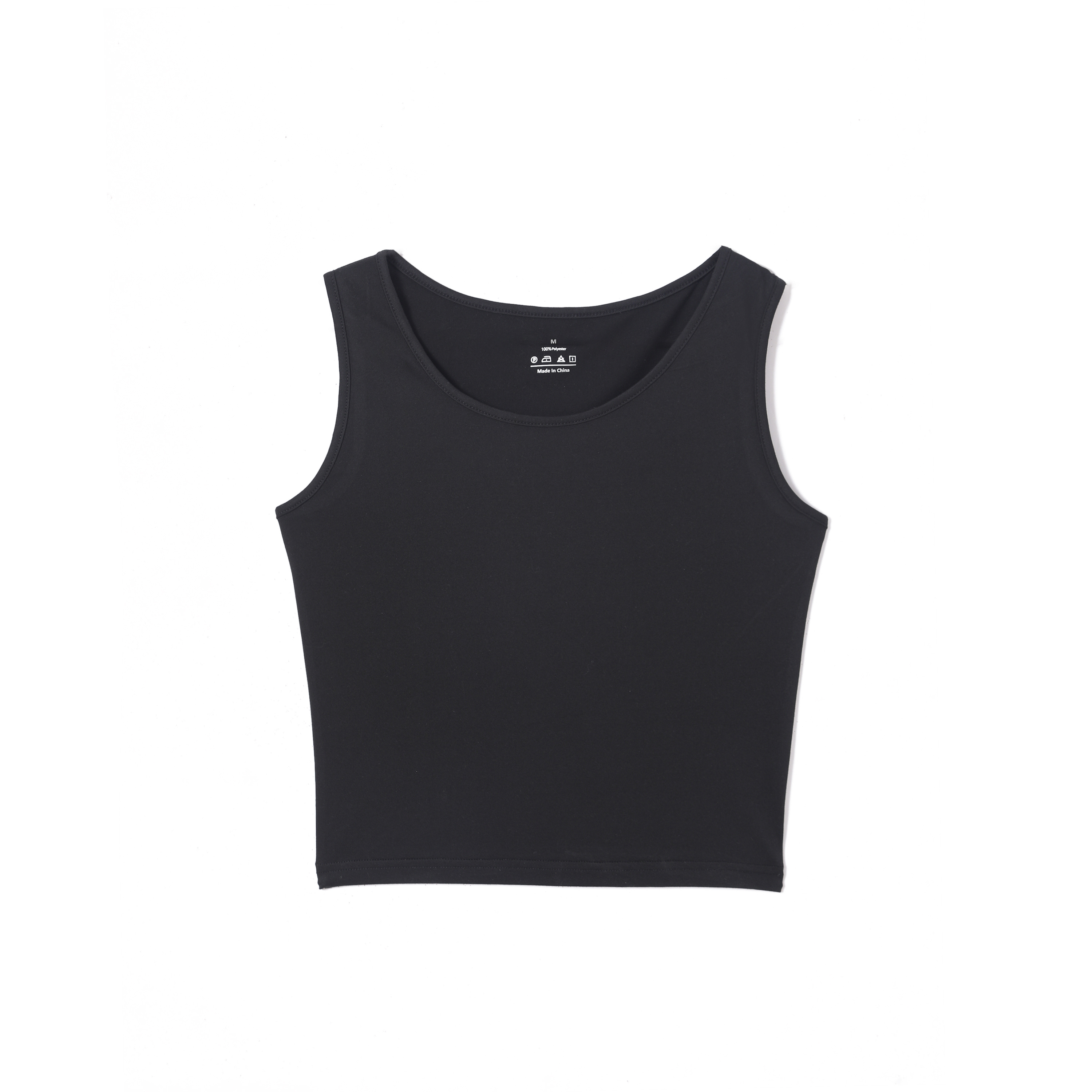 Slim Solid Tank Top Sleeveless Crew Neck Tank Top Casual - Temu United ...