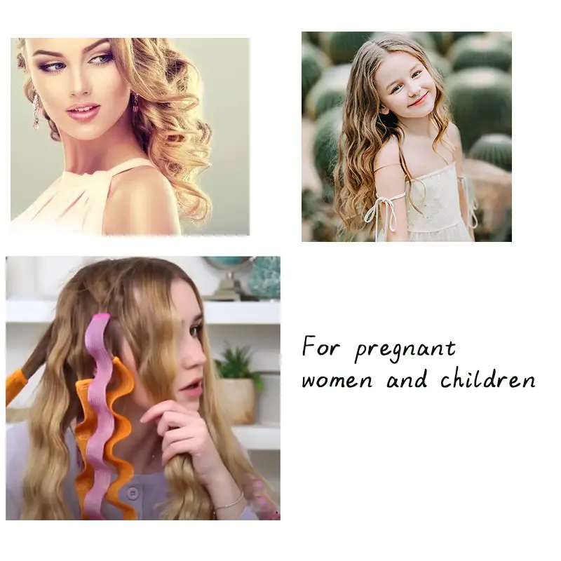 Hair Curlers Heatless Hair Styling Kit Styling Hooks Curl - Temu Hair Curlers Heatless Hair Styling Kit Styling Hooks Curl - Temu