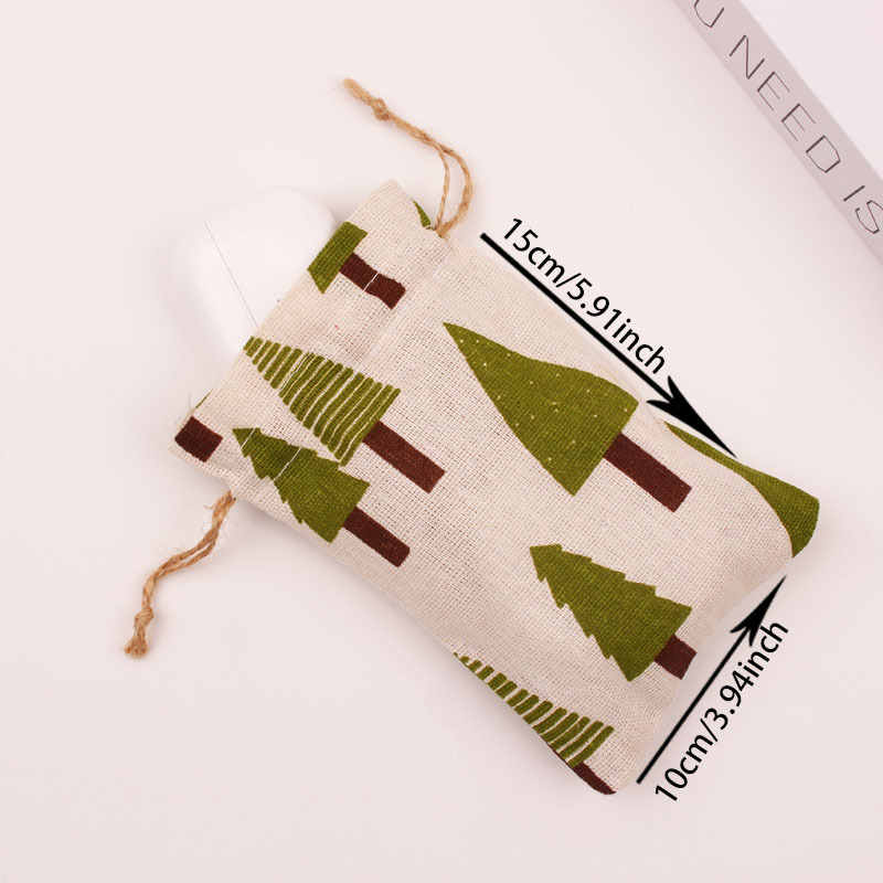 diy linen drawstring pocket gift jewelry bag wedding party - {region_name}