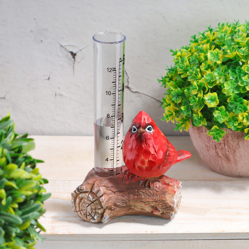 Red Bird Nordic Creative Garden Ornaments Wooden - Temu United Kingdom