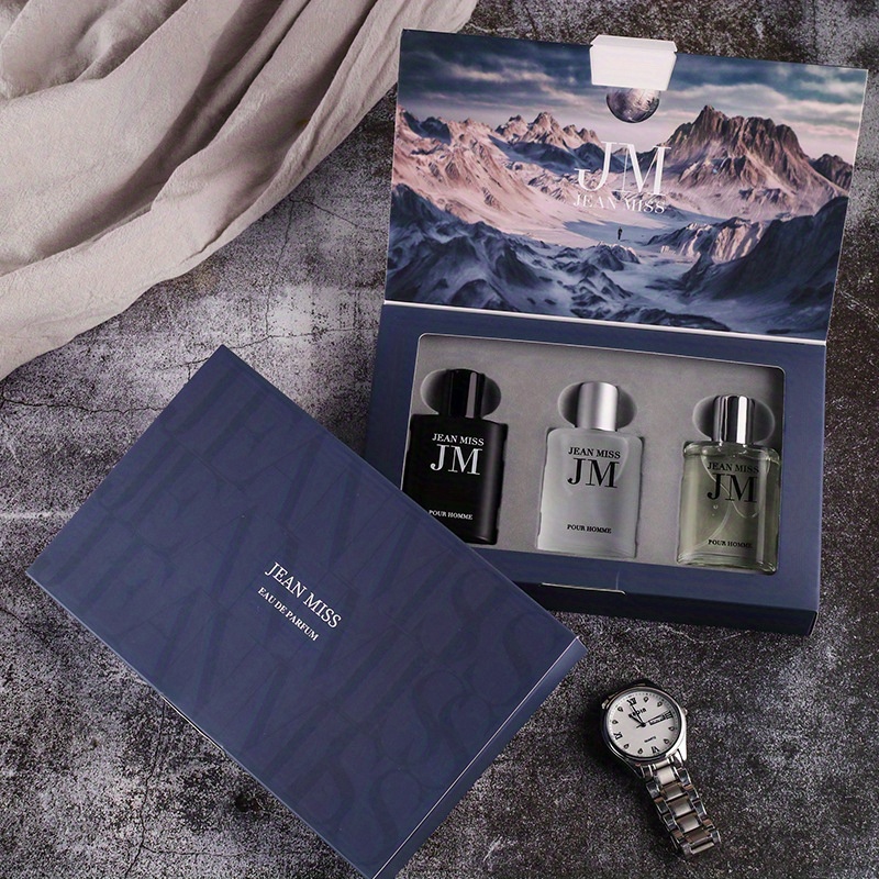 Men s Cologne Perfume Spray Gift Set Wood Magnetic Note - Temu