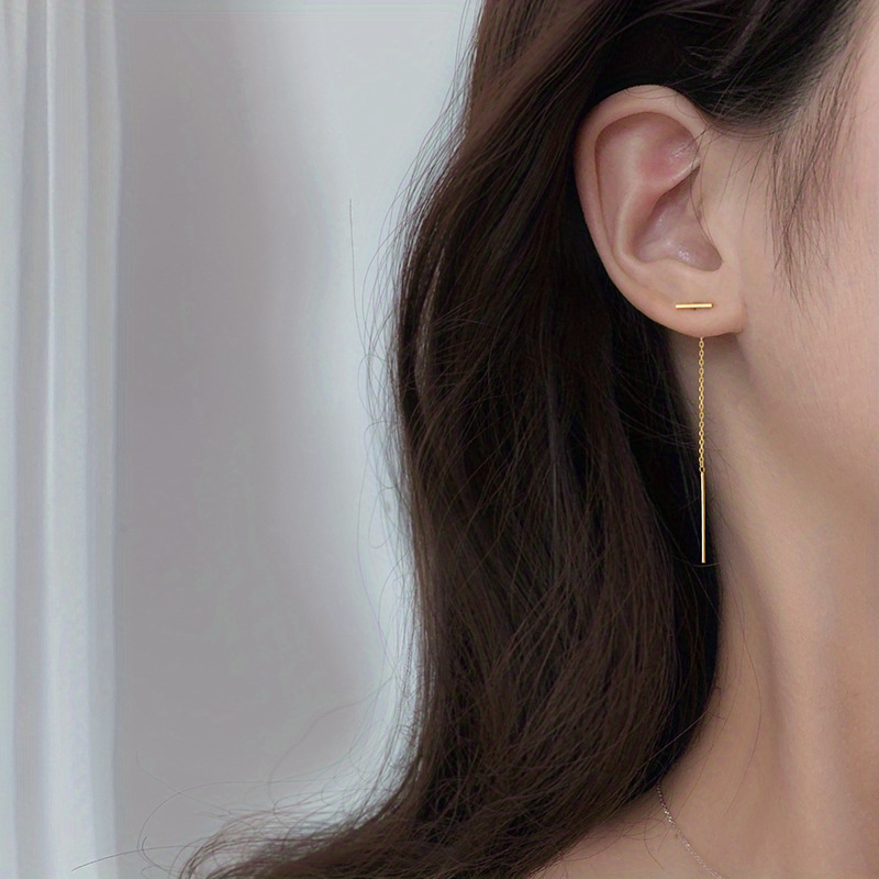 Korean threader earrings store