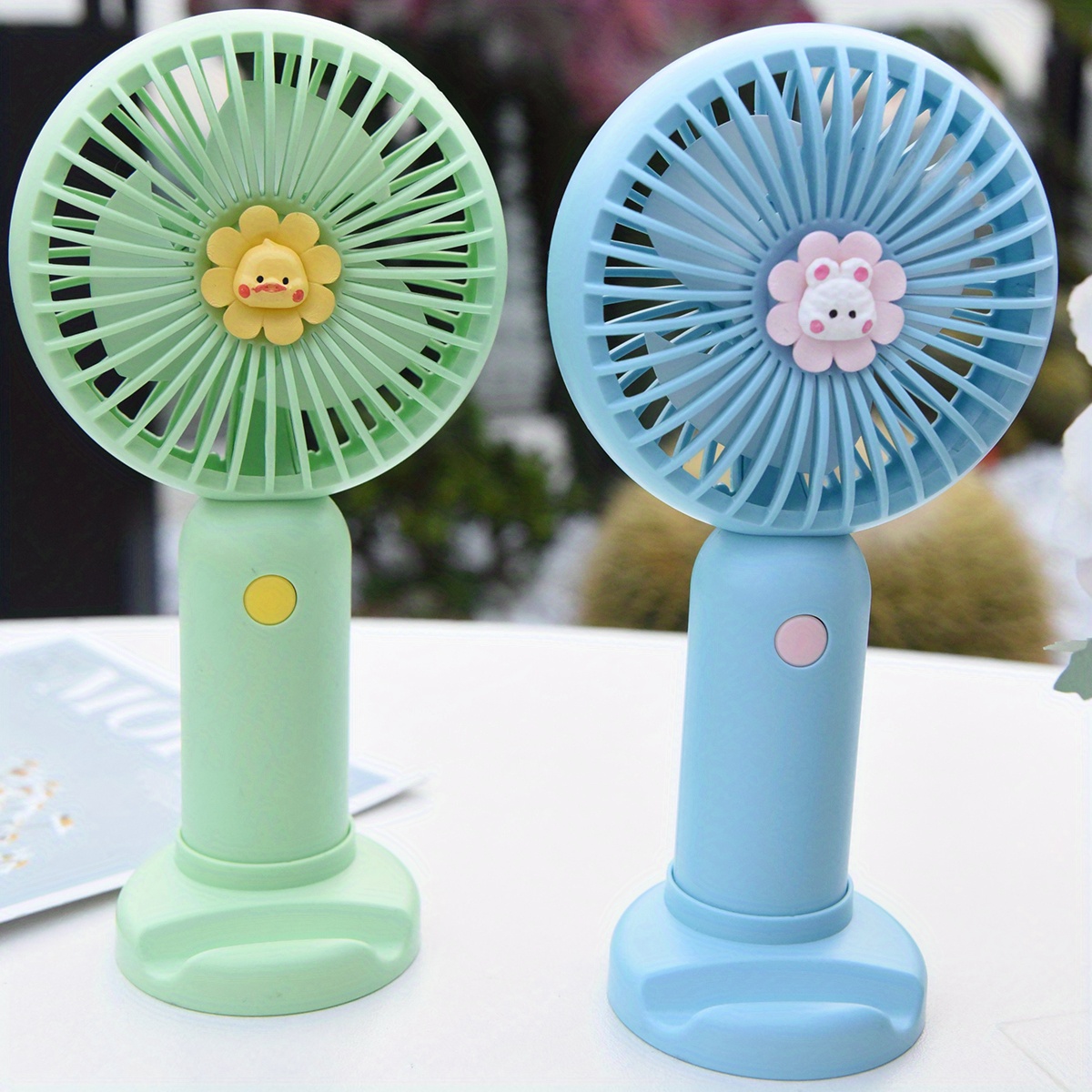 Silent Handheld Fan Usb Charging Phone Holder - Temu Australia