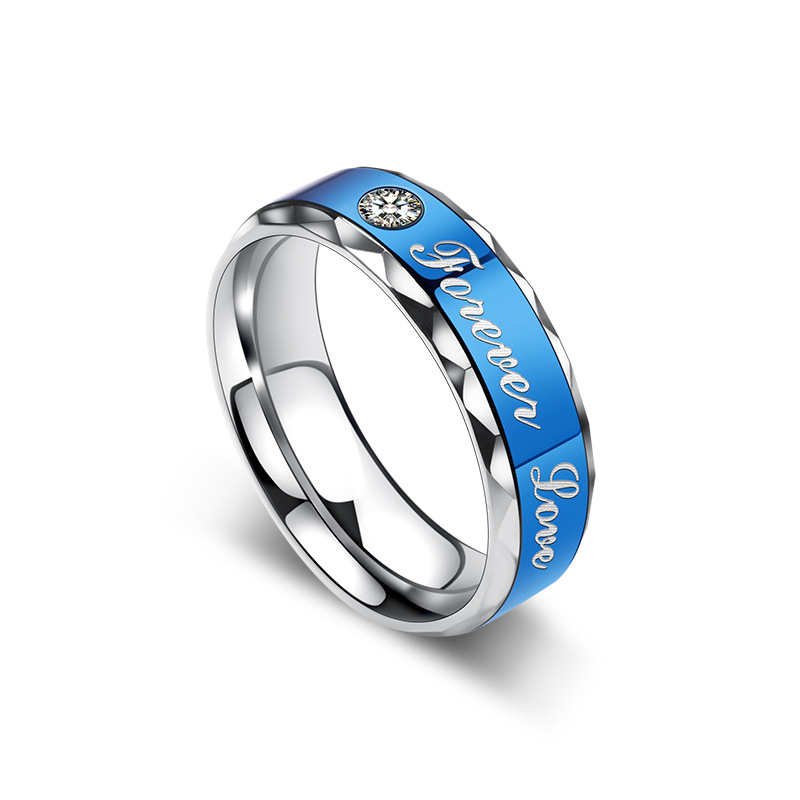 Fashion Couple Ring Heart shaped Crown Zircon Ring White - Temu United ...