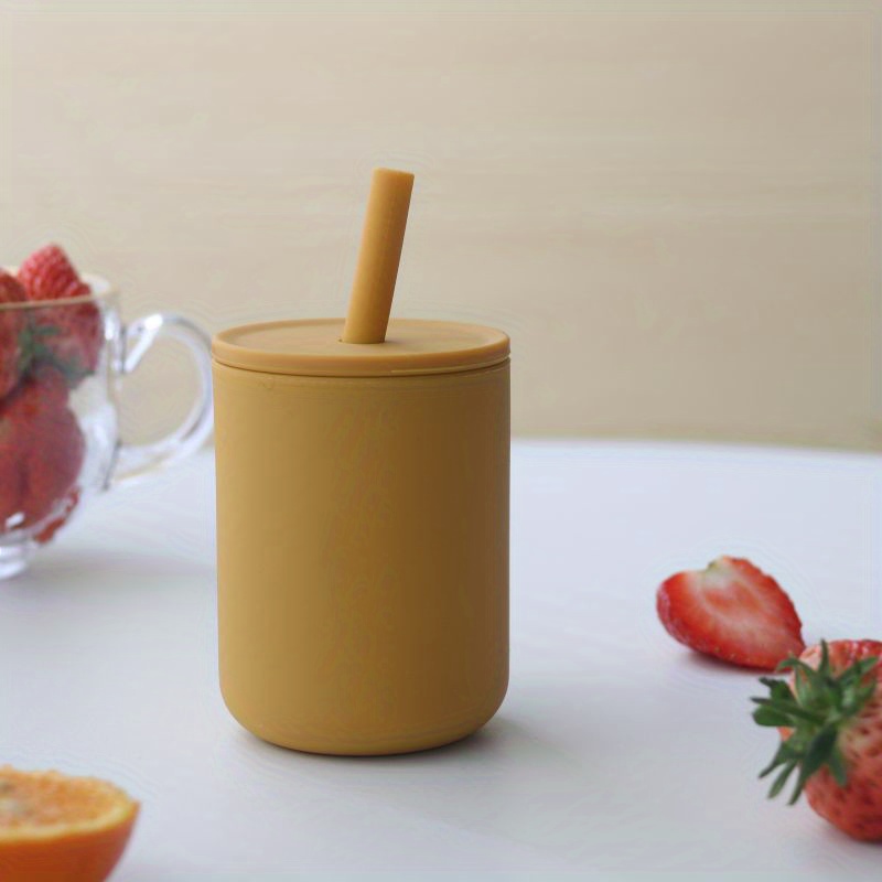 Anti Fall And Non Breakable Silicone Learning Drinking Cup Baby ...