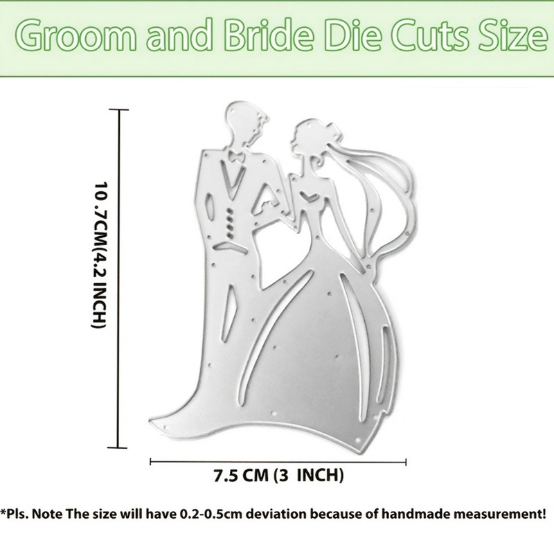 Couples Metal Cutting Dies Cut Die Mold Wedding - Temu