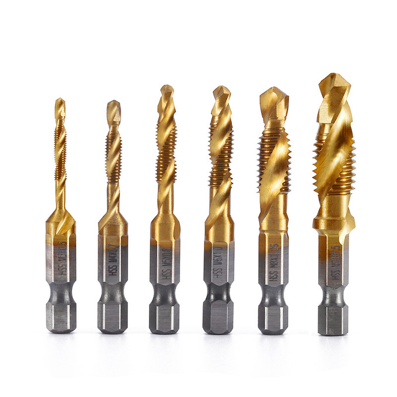 Hss Titanium Coated Composite Drill Bit Set Precision Quick - Temu ...