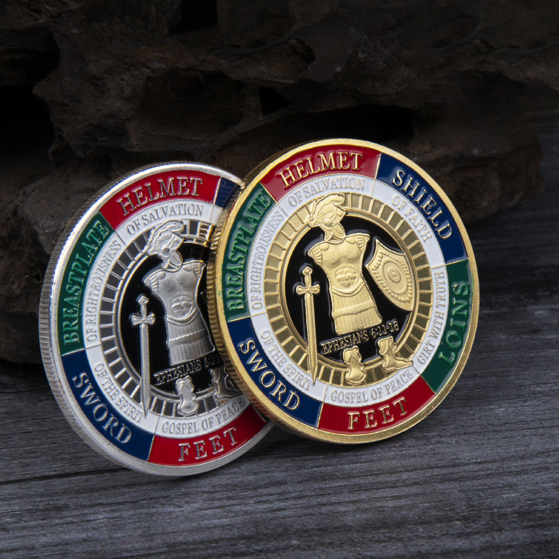 Replica Coin Put Whole God Challenge Coin Prayer - Temu United Kingdom