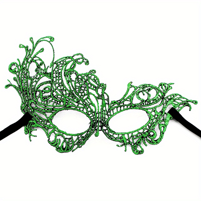 Molded Lace Masquerade Mask Adults Hot Stamping - Temu