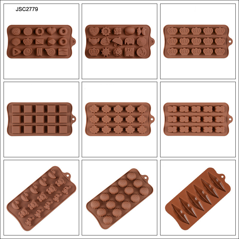 Chocolate Silicone Mold 15 Reusable Resin Clay Molds - Temu Australia