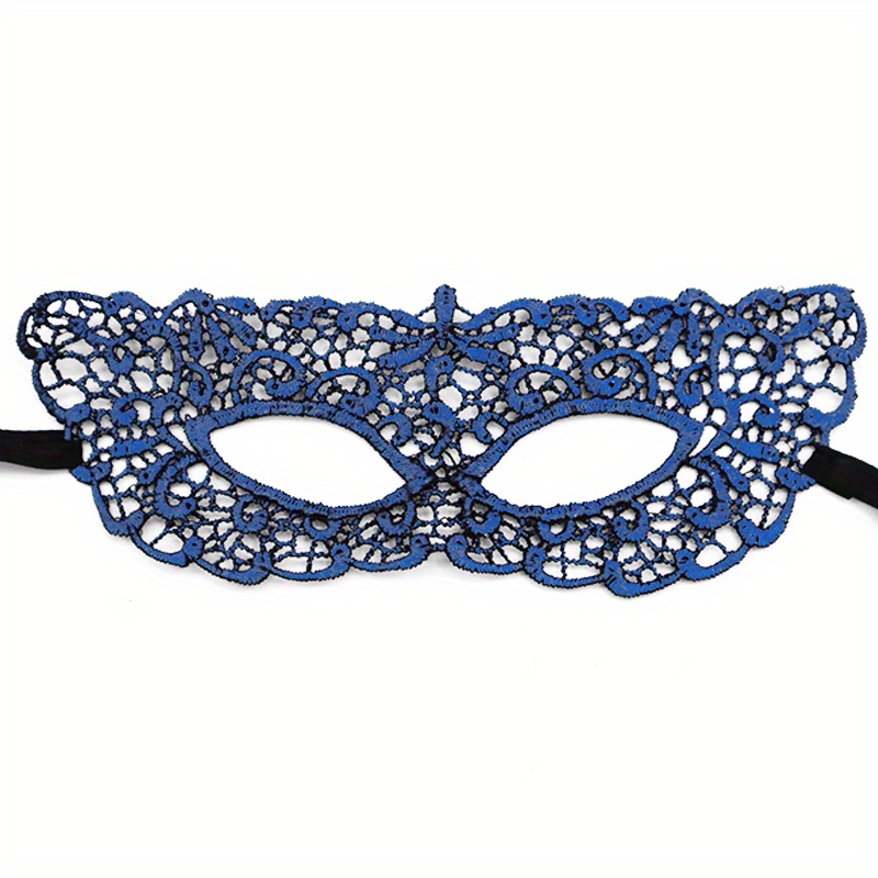 Molded Lace Masquerade Mask Adults Hot Stamping Flat Mask - Temu New ...