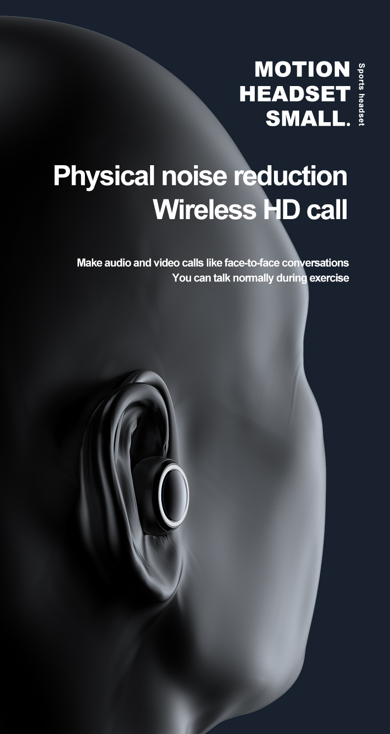 Wireless Earphone Hanging Ear Type Anti Mini Micro Sports - Temu Australia