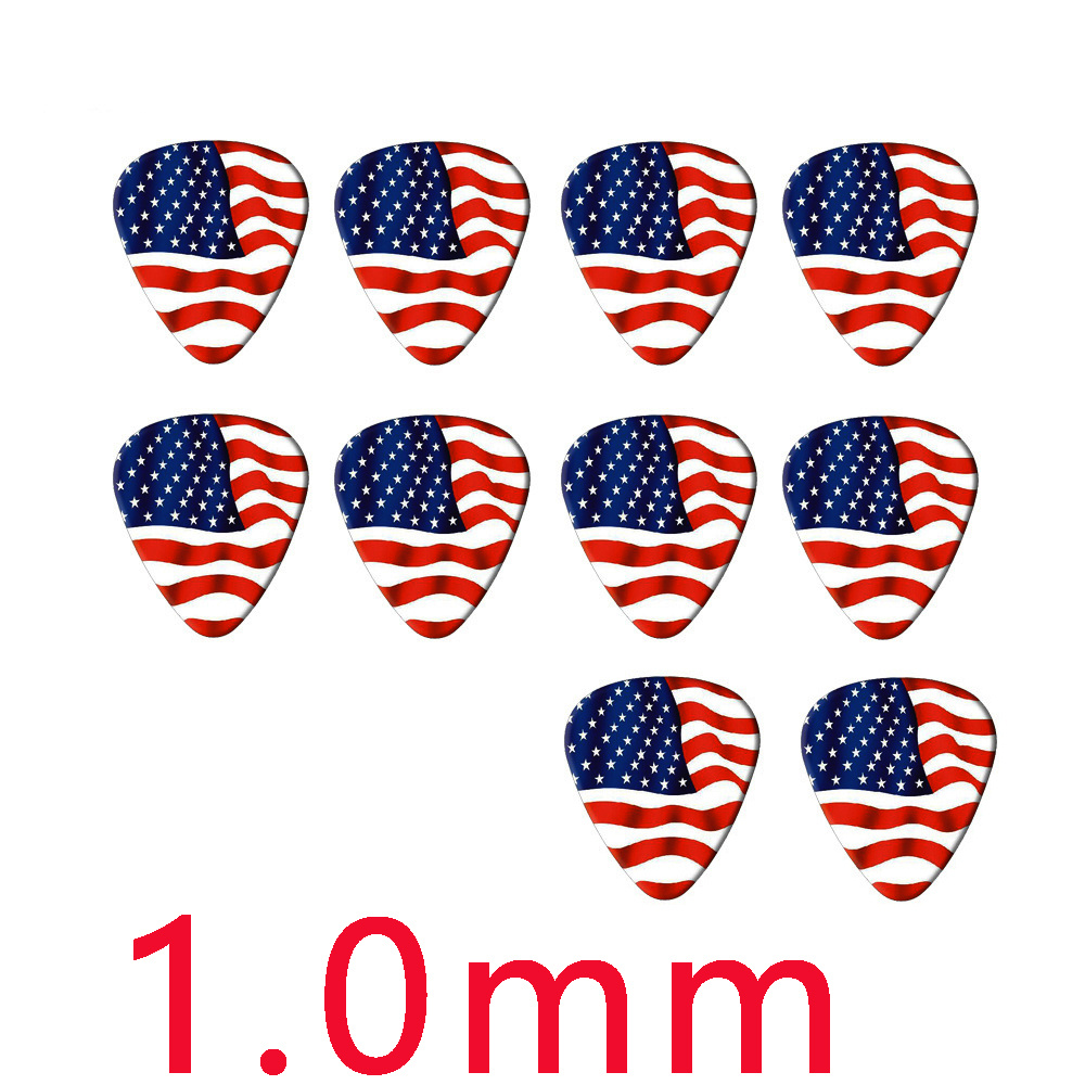 10pcs 0 46 0 71 1 0mm Thickness Guitar Picks Pvc Material Guitar Folk ...