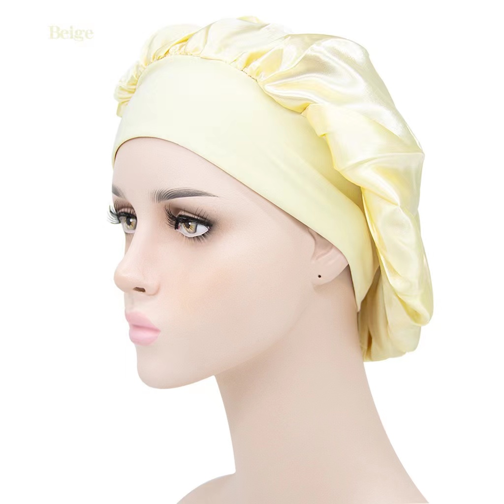 new wide brimmed solid color shower cap women's - Temu Australia
