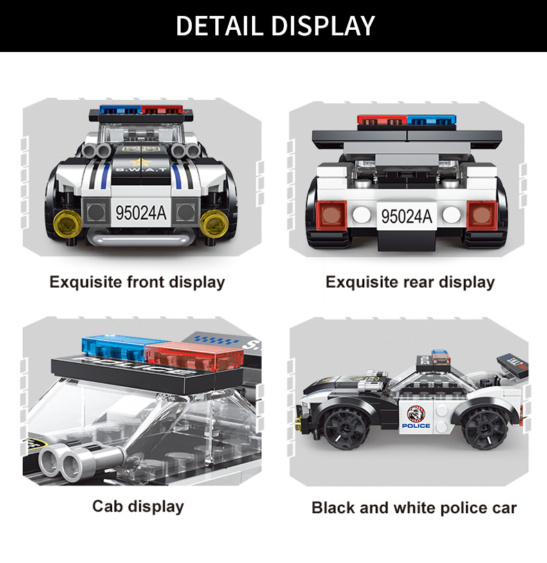 police series building blocks kit: a fun educational toy - {region_name}