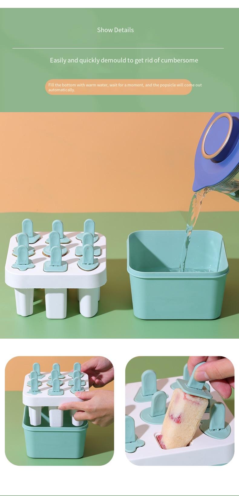 Ice Cream Mold Ice Cream Stick Ice Popsicle Mold Nordic - Temu