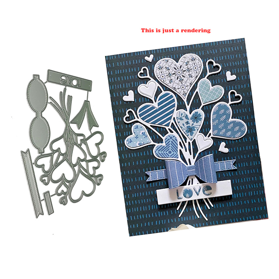 Love Potted Plants Metal Cutting Dies Stencil Greeting Card - Temu ...