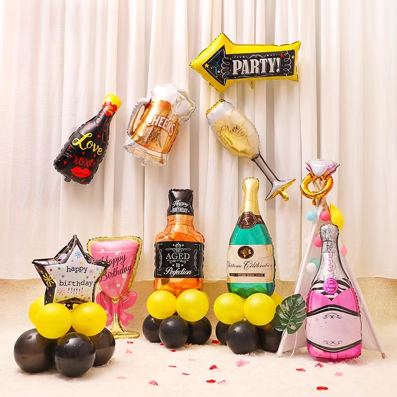 Creative Whisky Beer Balloon Set Perfect Birthday Party - Temu