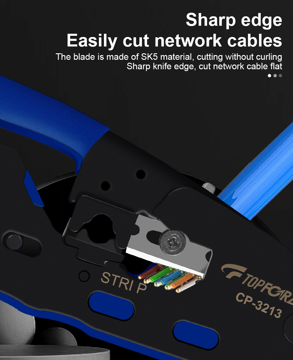 Rj45 Pass Ratcheting Crimper 6p/8p Modular Plug Crimping - Temu Australia