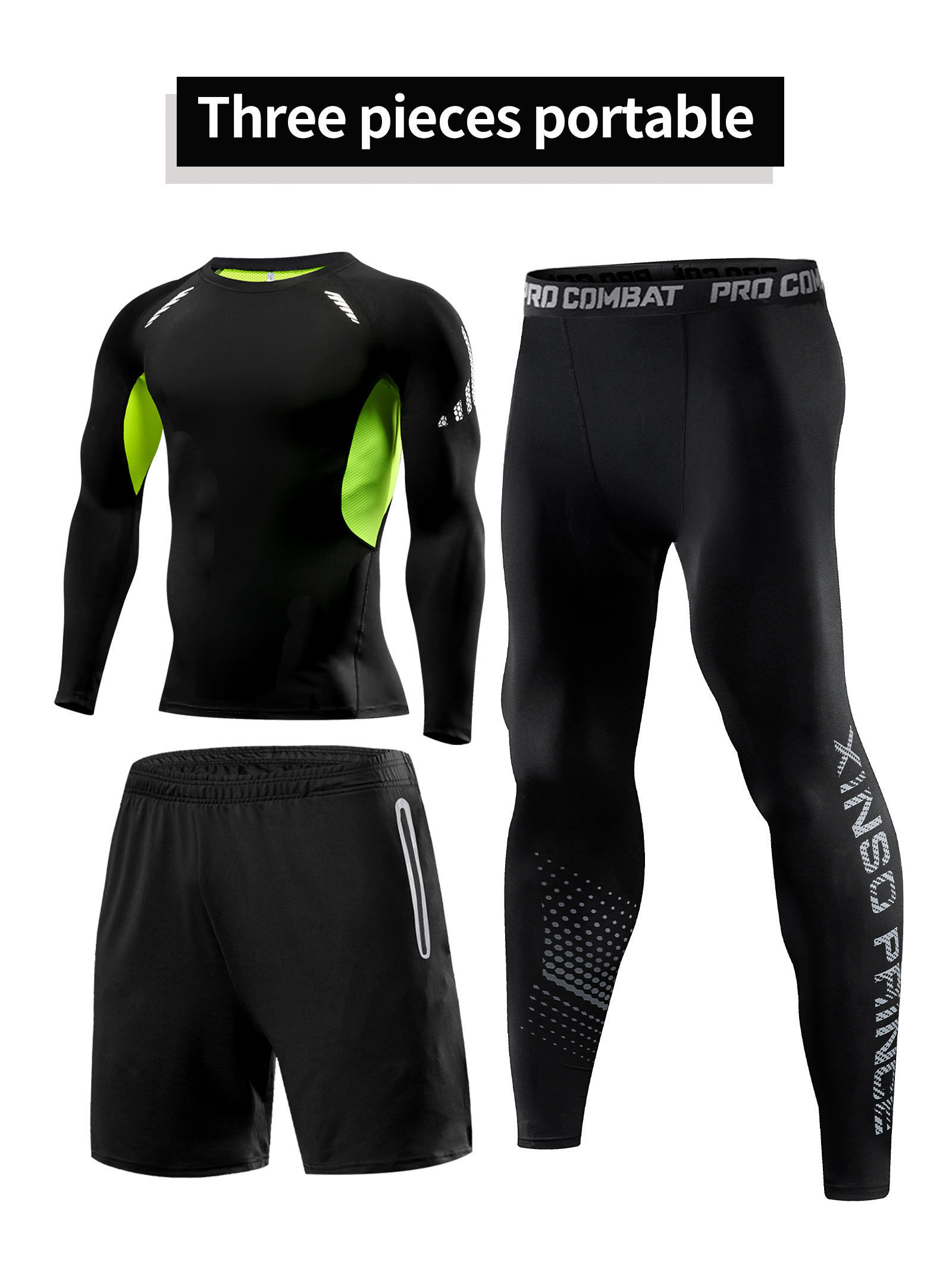 Quick drying Compression Suit Men Breathable Long sleeved - Temu Australia
