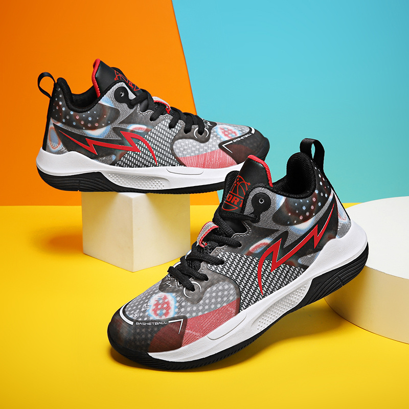 Boys Girls Basketball Shoes 2023 New Cushioned Shock - Temu Australia