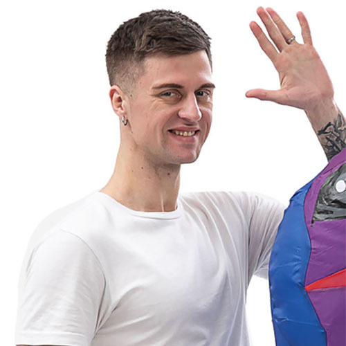 Inflatable Costume Dogs Bite Asses Air Blow Deluxe Halloween - Temu