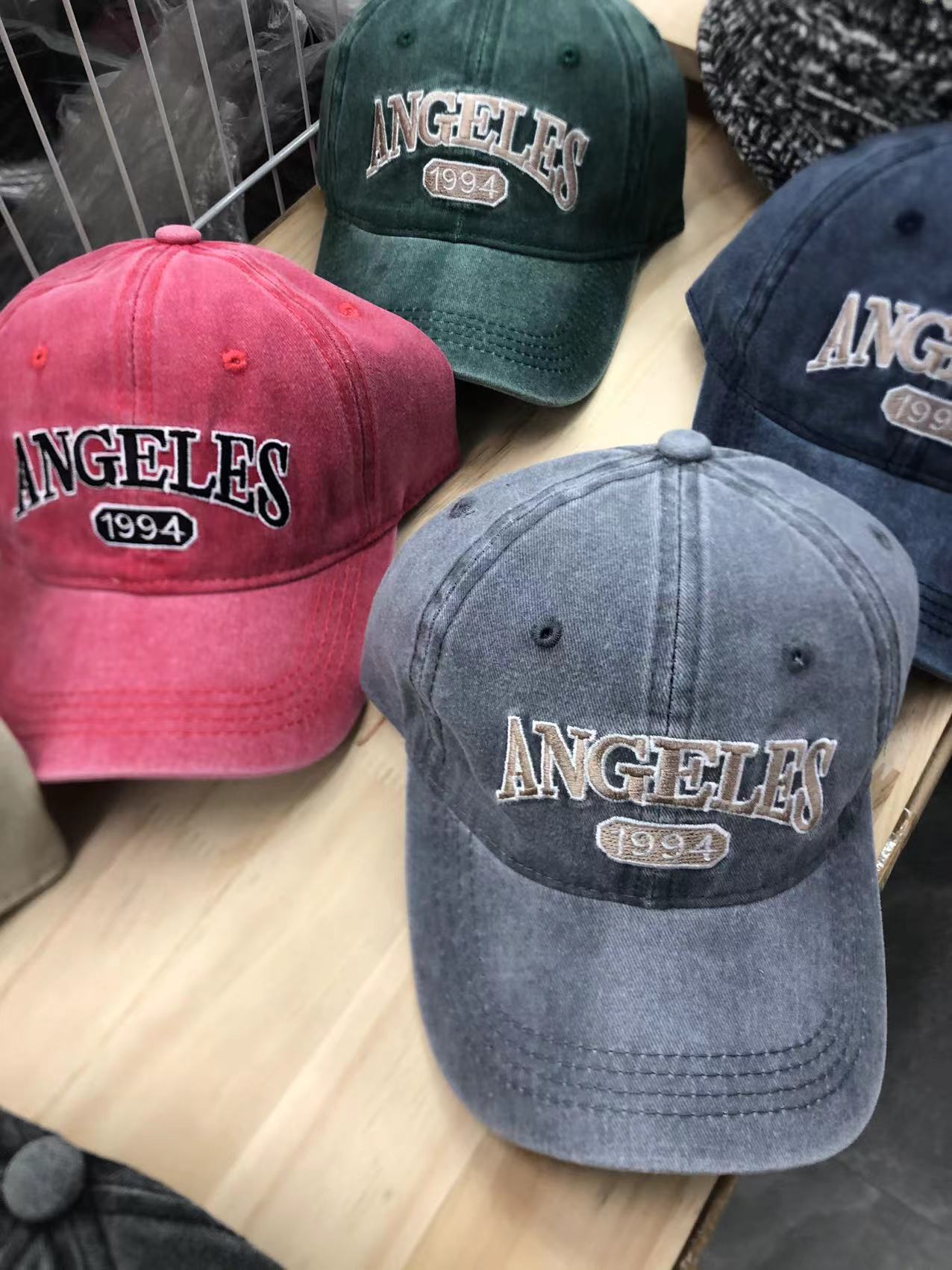 men cap brooklyn embroidery washed baseball hat adjustable snapback ...