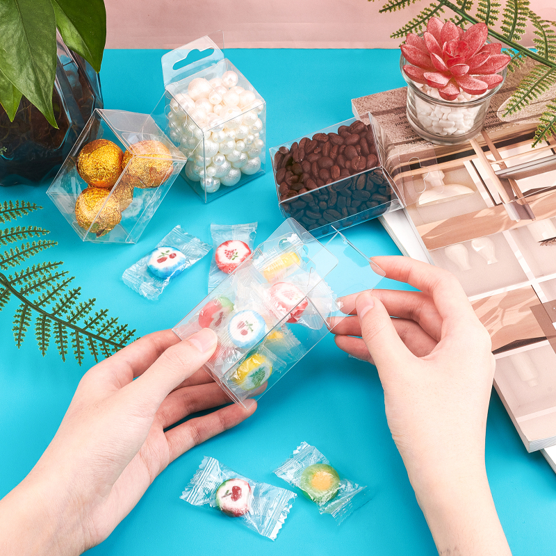 Hanging Transparent Gift Boxes Clear Candy Box Rectangle Pvc - Temu ...