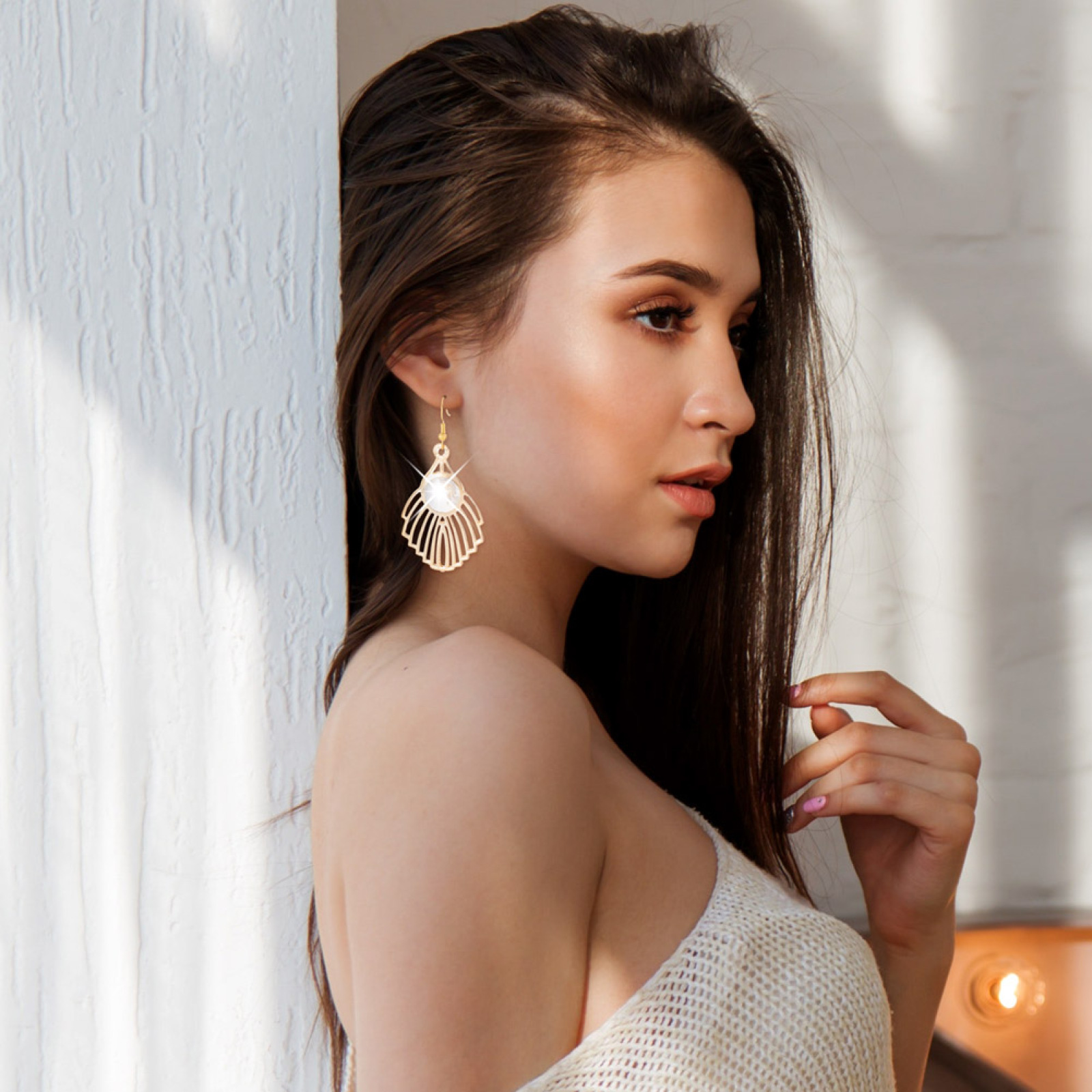 Iron Crystal Pendants Leaf Shell Heart - Temu New Zealand