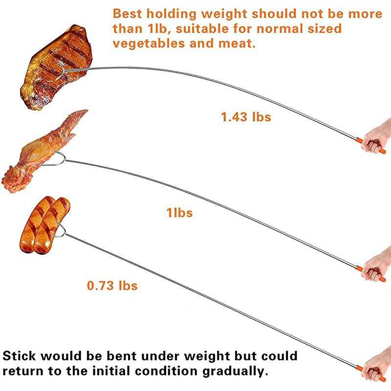 5 8 Pcs Marshmallow Roasting Sticks Extend 45inches Smores Sticks For ...