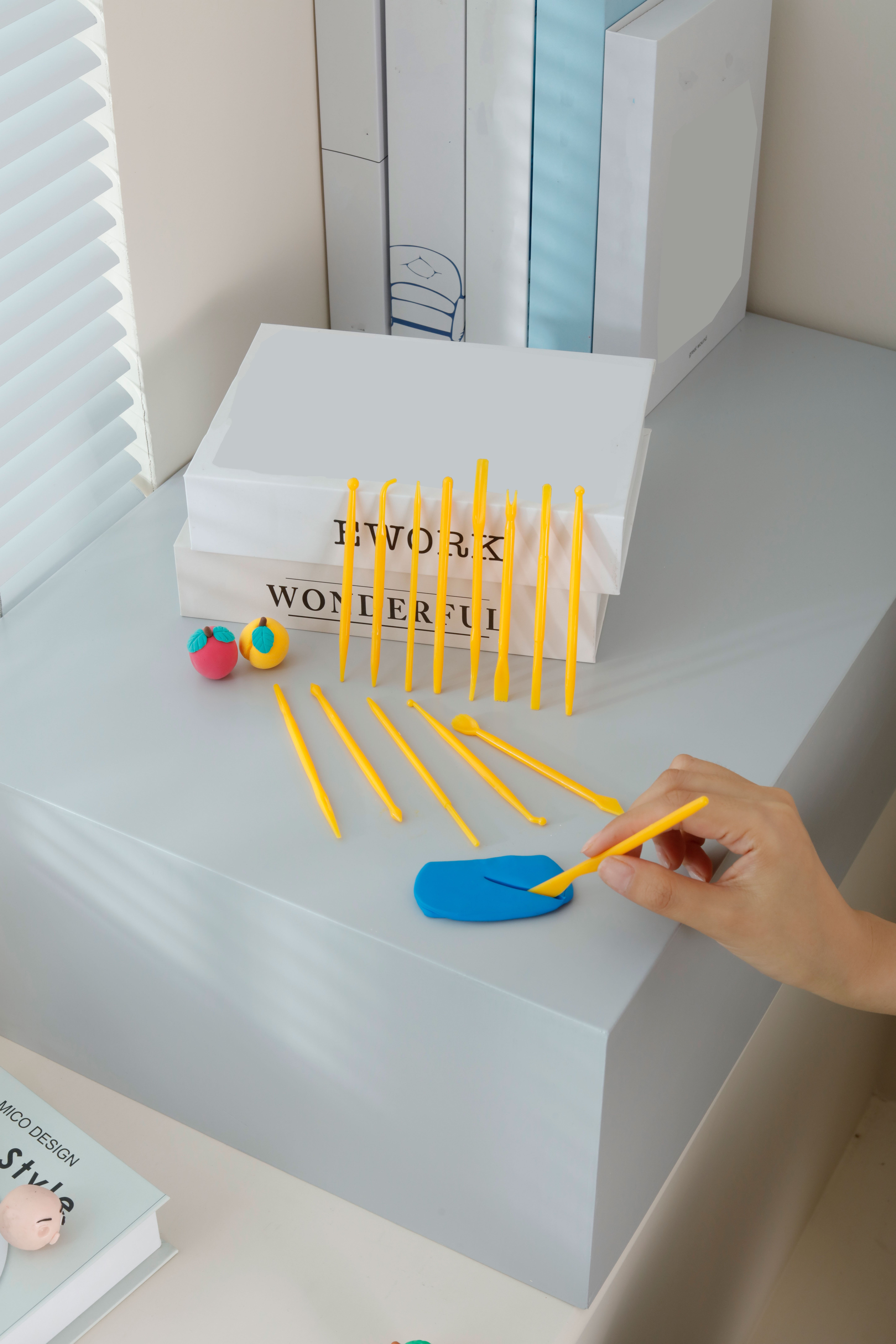 Plastic Clay Tools Children's Set Fondant Cake Dessert - Temu