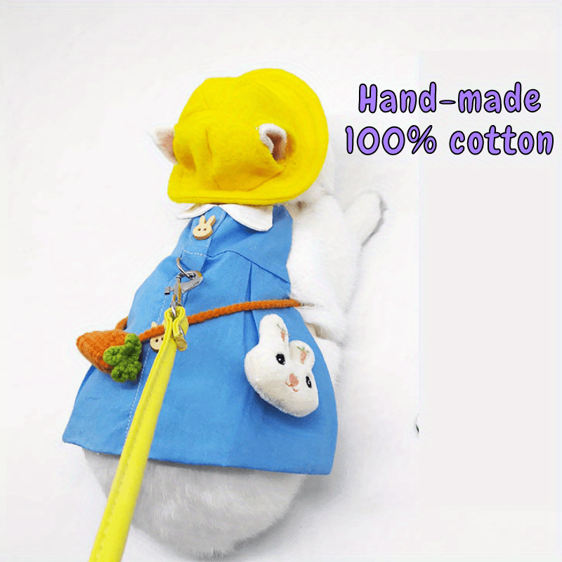 Small Animal Outdoor Walking Harness Vest Leash Set - Temu Norway