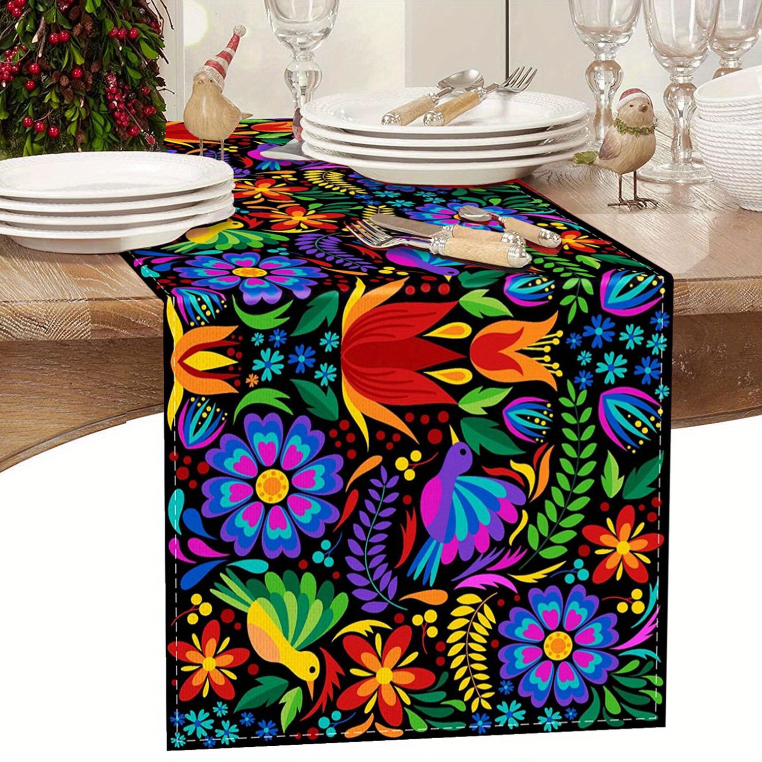 Mexican Fiesta Fabric Table Runners