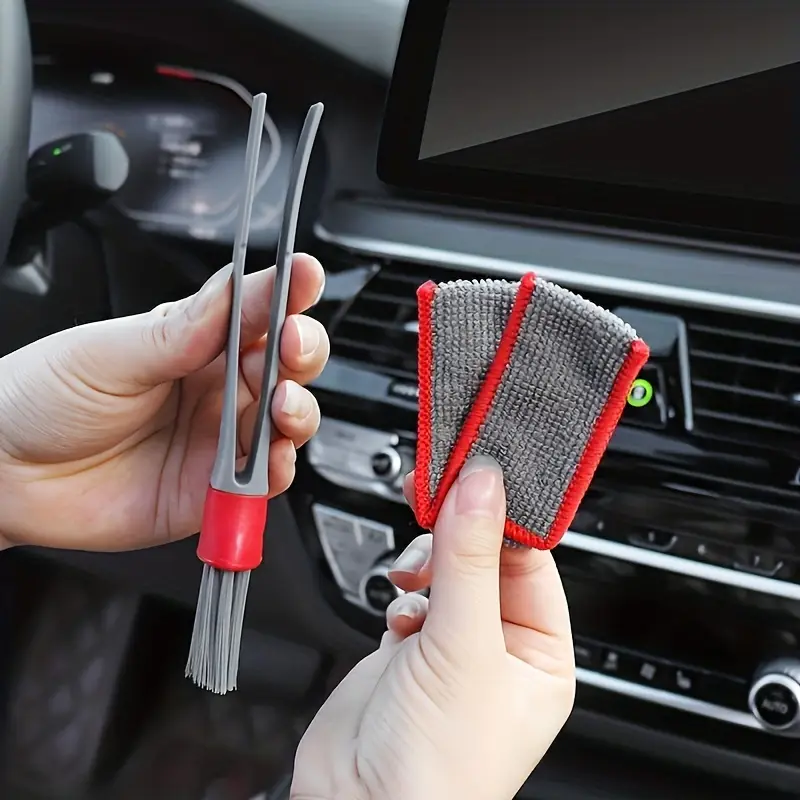 Car Air Conditioner Dashboard Brush Set Soft Bristle Double - Temu Canada Car Air Conditioner Dashboard Brush Set Soft Bristle Double - Temu Canada