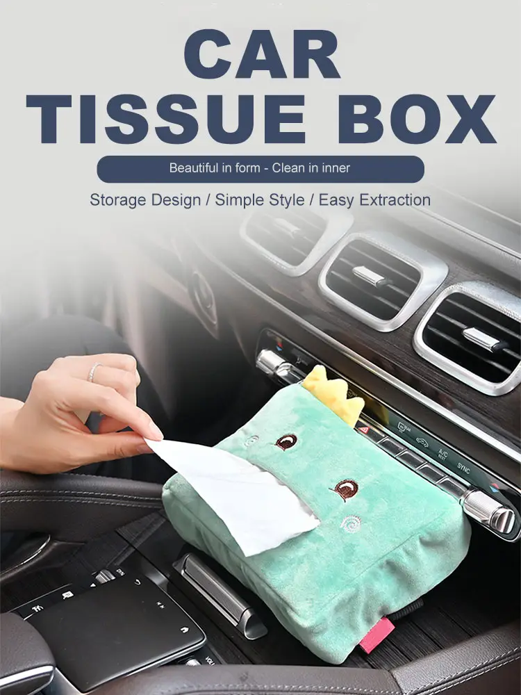 Plush Cute Cartoon Tissue Box, Car Tissue Holder Box, Tissue Container ... Plush Cute Cartoon Tissue Box, Car Tissue Holder Box, Tissue Container ...