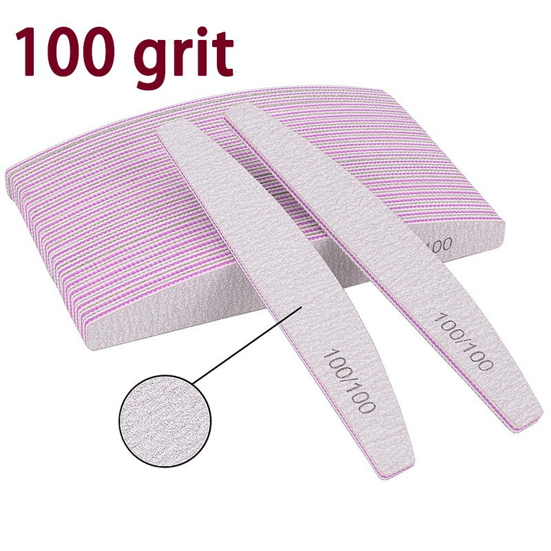 Nail File Acrylic Nails Double Sides Emery Boards - Temu Norway