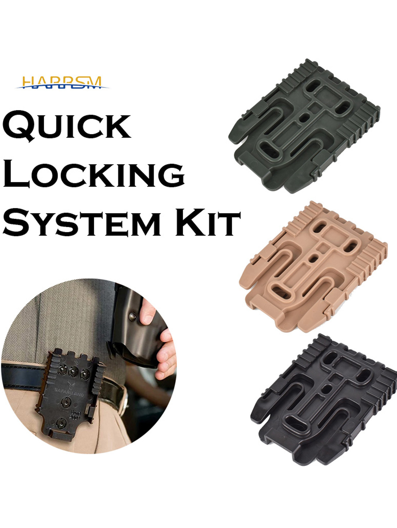 Quick Locking System Kit Qls Airsoft Holster Adapter G - Temu
