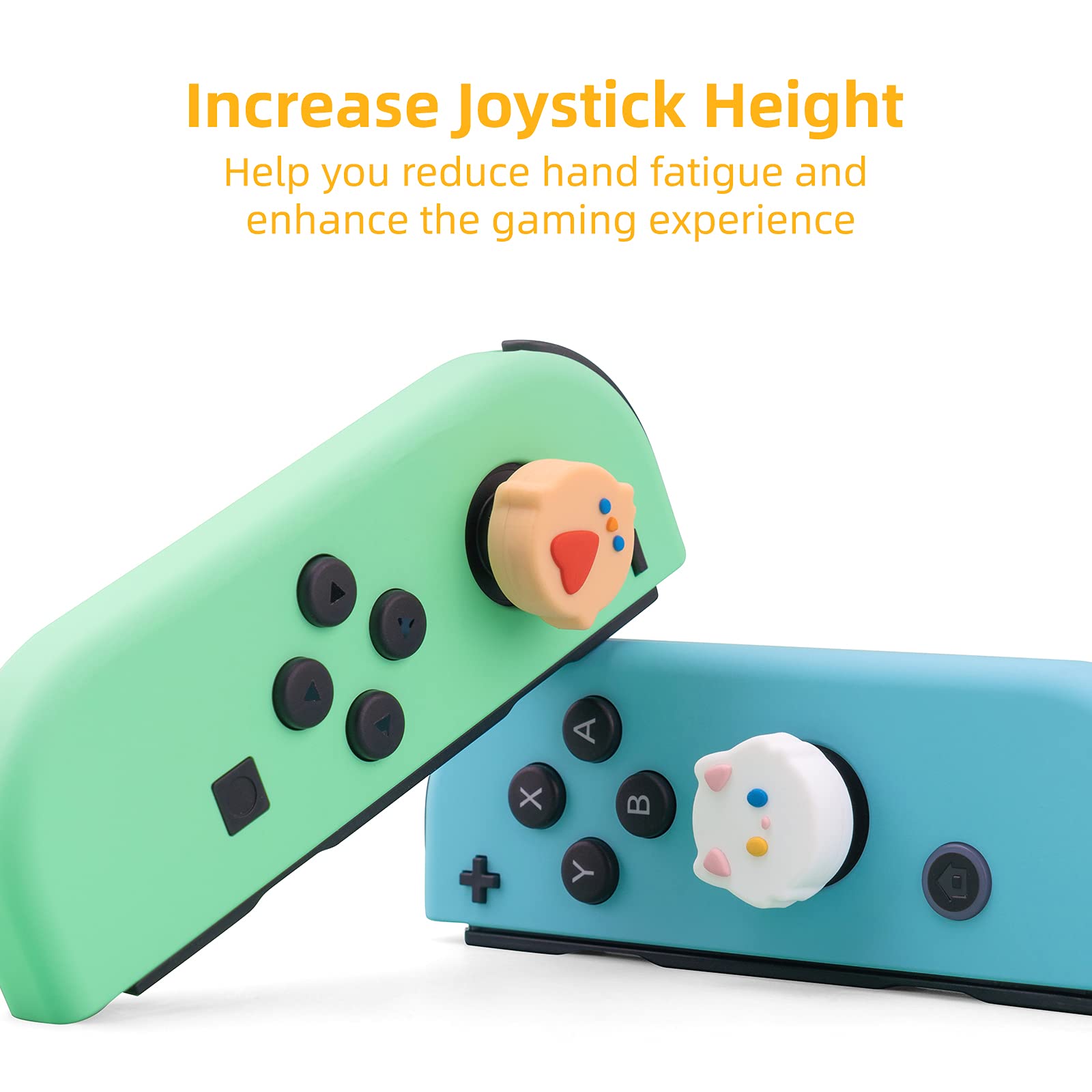 Cute Animal Thumb Grip Caps Soft Silicone Joystick Cover - Temu Australia