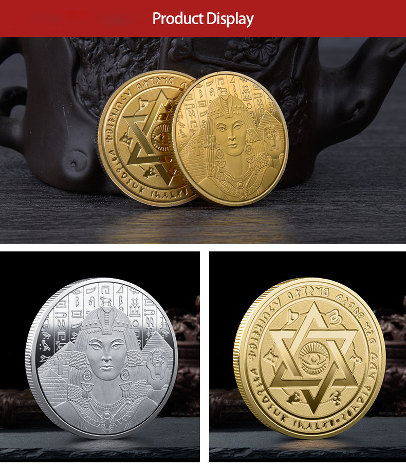 Lucky Commemorative Coins Antique Silvery Collection - Temu