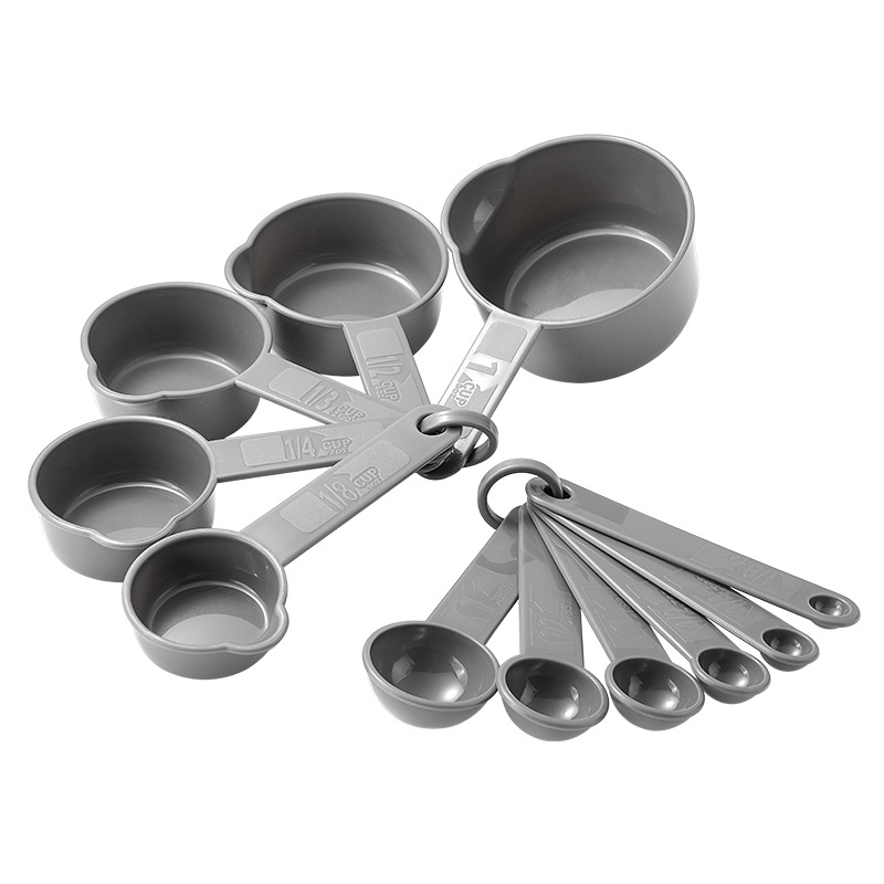 Baking Measuring Cup Measuring Spoon Set Grey Measuring - Temu Australia