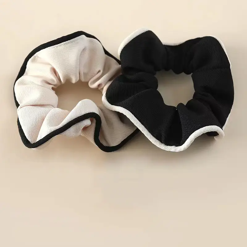 French Hair Scrunchies Women Girls Soft Fabric Regionname