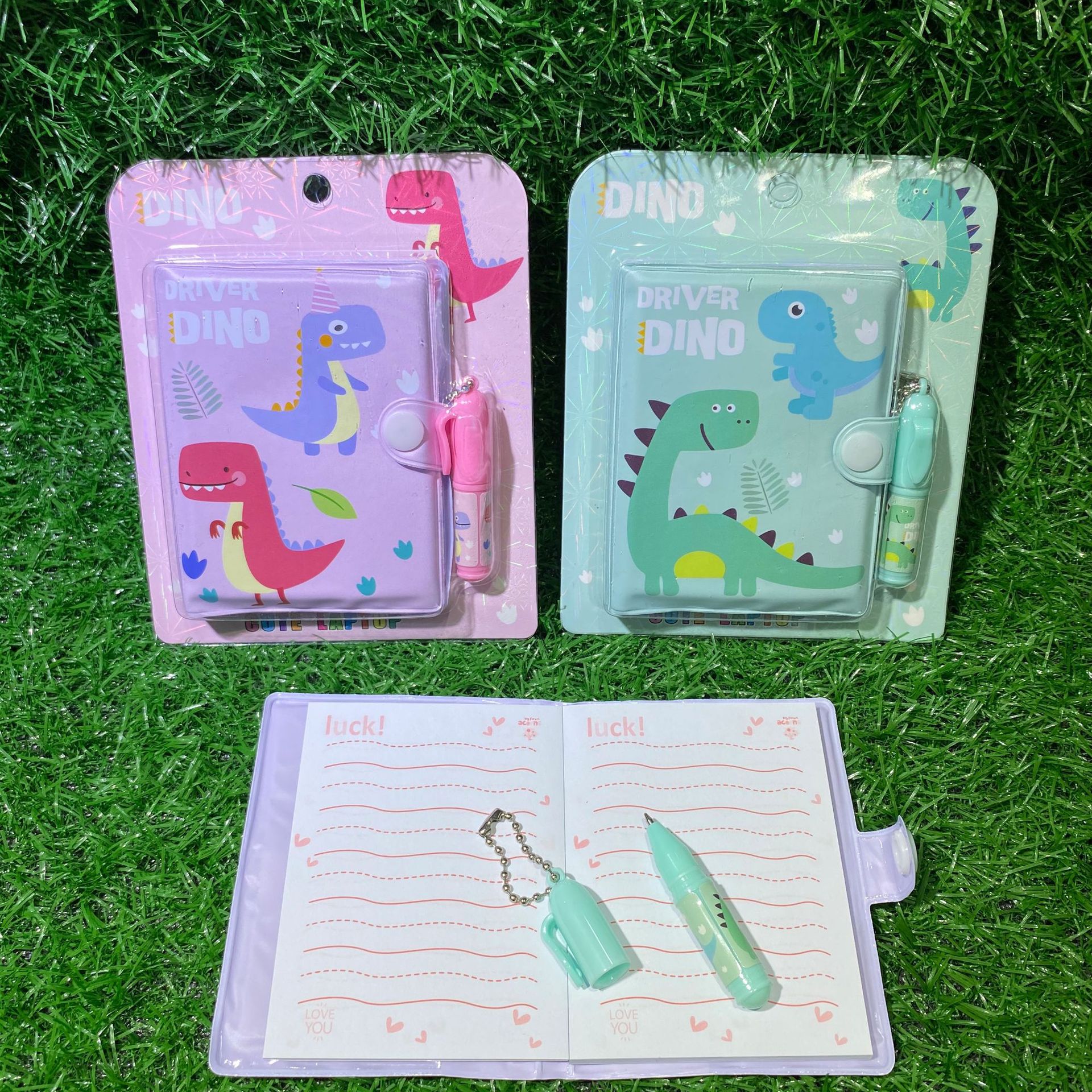 Mini Cute Little Book Diary Notebook Pen Set (random Color - Temu