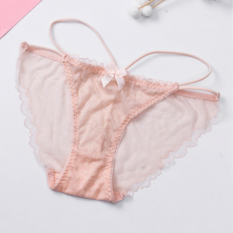 5 個 トラップビキニパンティー 薄くて快適な弾性ガーゼステッチ下着パンティー 女性のランジェリー 下着 Temu Japan