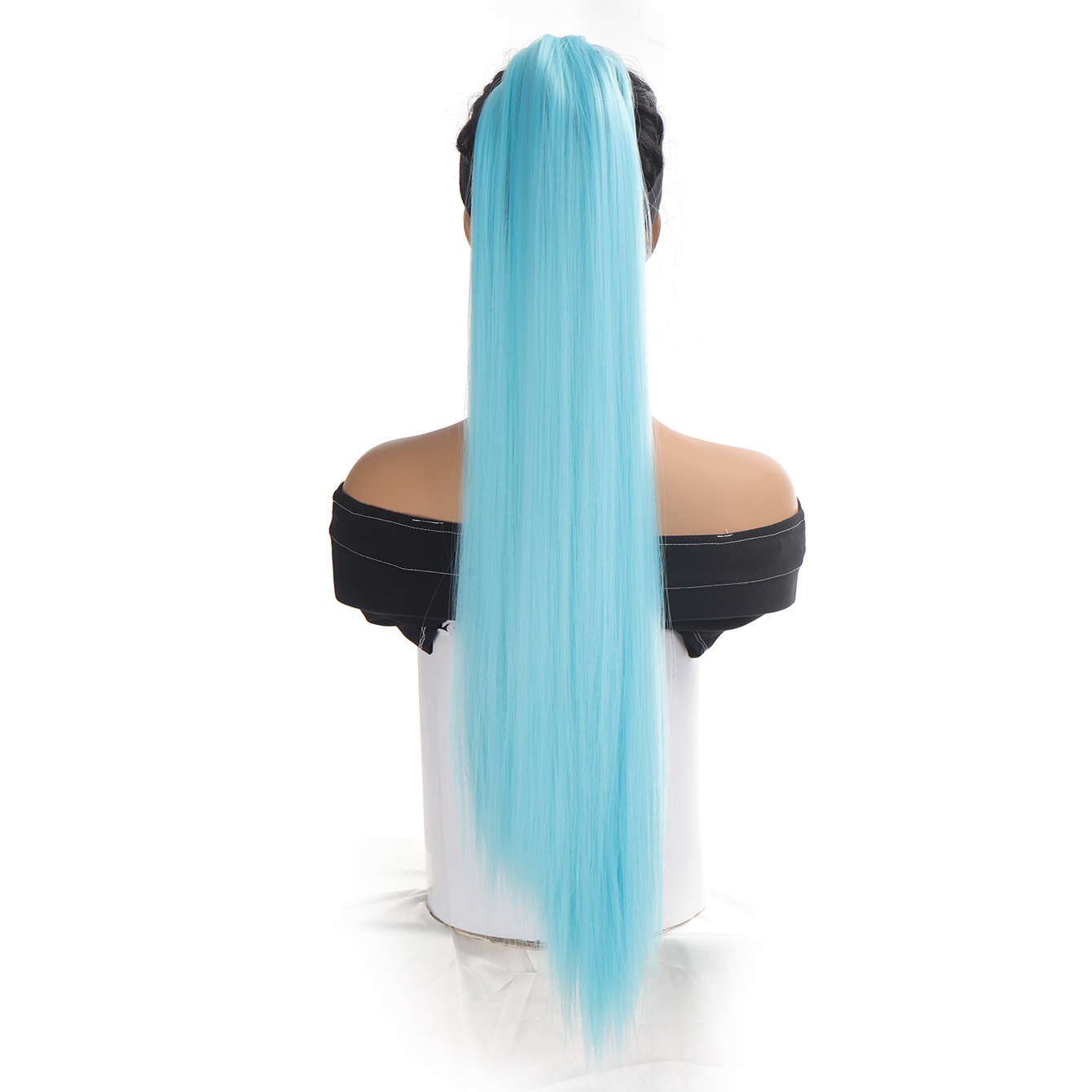 Fashion Claw Clip In Ponytail Extensions Long Straight - Temu Australia