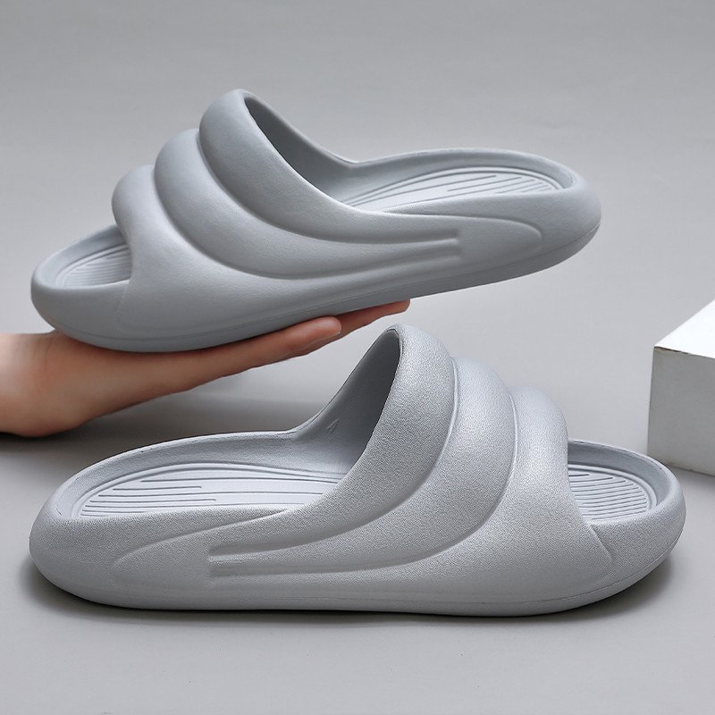 Men Slides Lightweight Non Slip Open Toe Quick Dry Slippers For Indoor ...